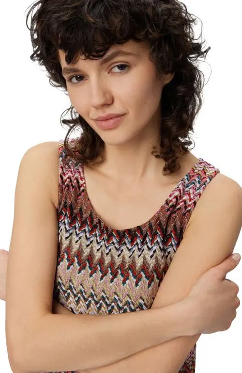 Missoni Zigzag Knit Tank Top