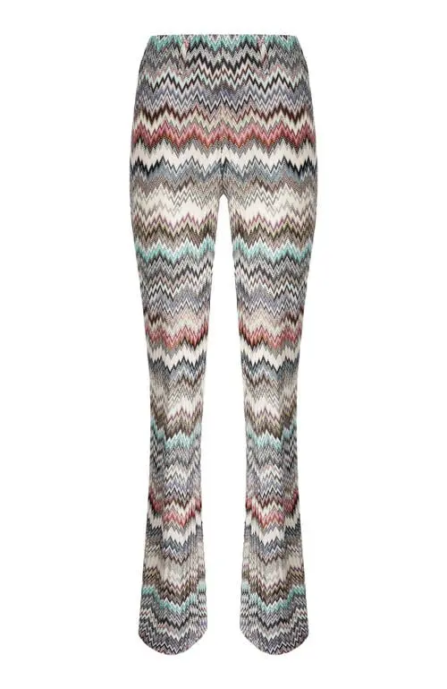 Missoni Flare Pants With Snake Pattern