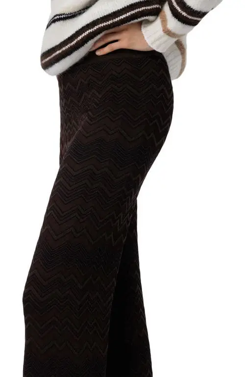 Missoni Straight Leg Chevron Pants - Brown