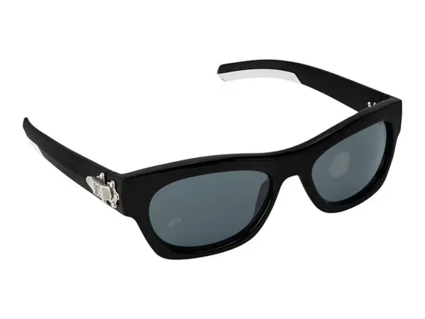 LOUIS VUITTON X Nigo Frog Round Square Sunglasses - Black