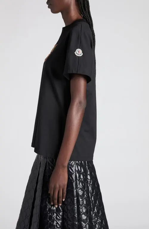 Moncler Logo Patch Cotton T-shirt