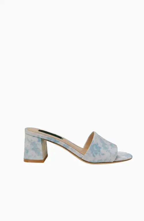 KENDALL LOUISE Abigail Heels - Blue Floral