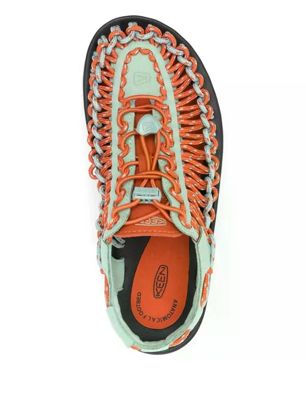 Keen Woven Adjustable Sandals - Orange