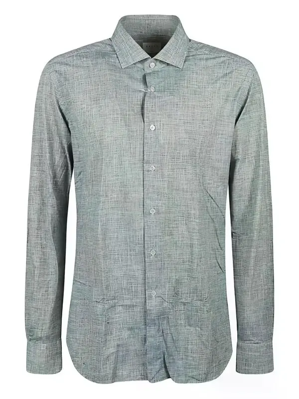 XACUS Textured Long-sleeved Shirt