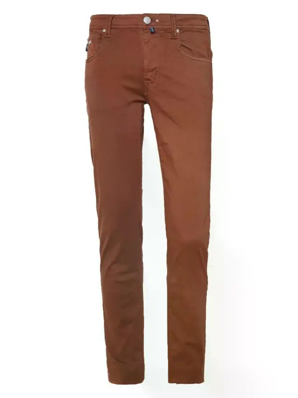 TRAMAROSSA Solid Cotton Trousers
