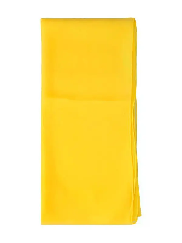 Max Mara Meandro Silk Scarf - Yellow