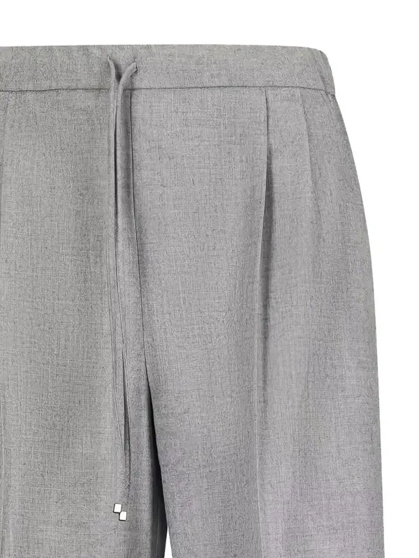 Max Mara Pleated Drawstring Trousers