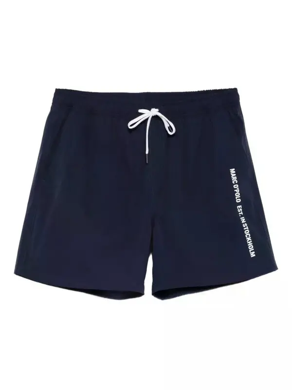 Marc O'polo Logo Swim Shorts - Blue