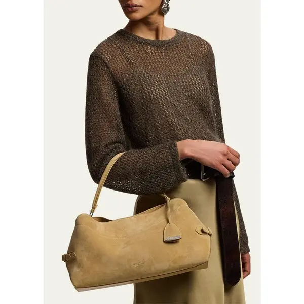 Ralph Lauren The Calf-suede Shoulder Bag