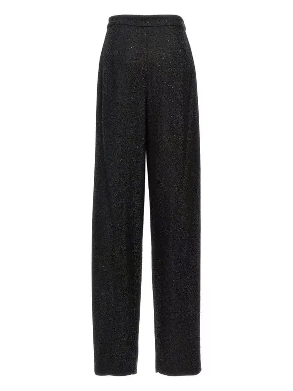 Max Mara Sequin-appliqué Trousers