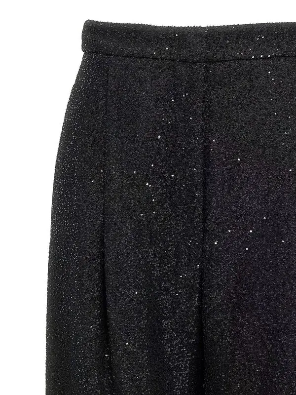 Max Mara Sequin-appliqué Trousers