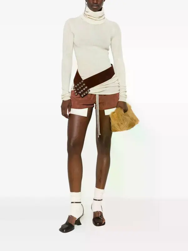 Rick Owens Panelled Drawstring Shorts