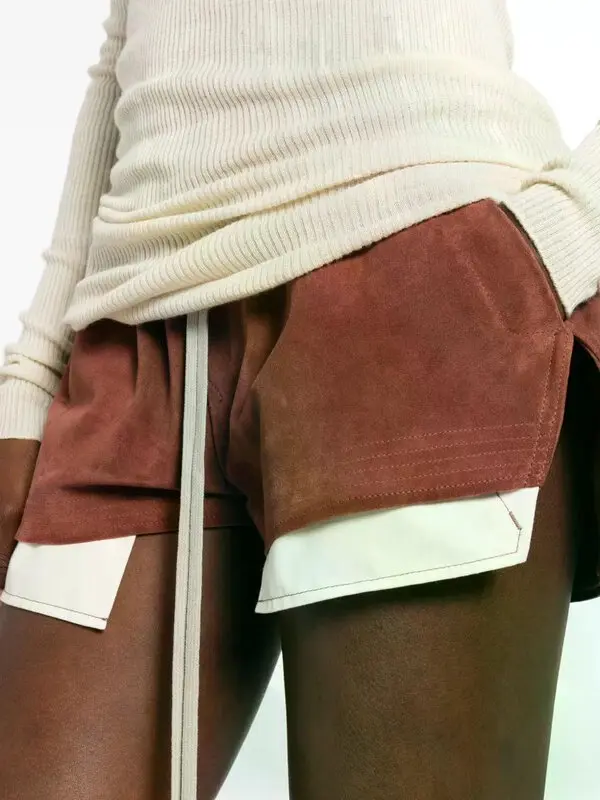 Rick Owens Panelled Drawstring Shorts