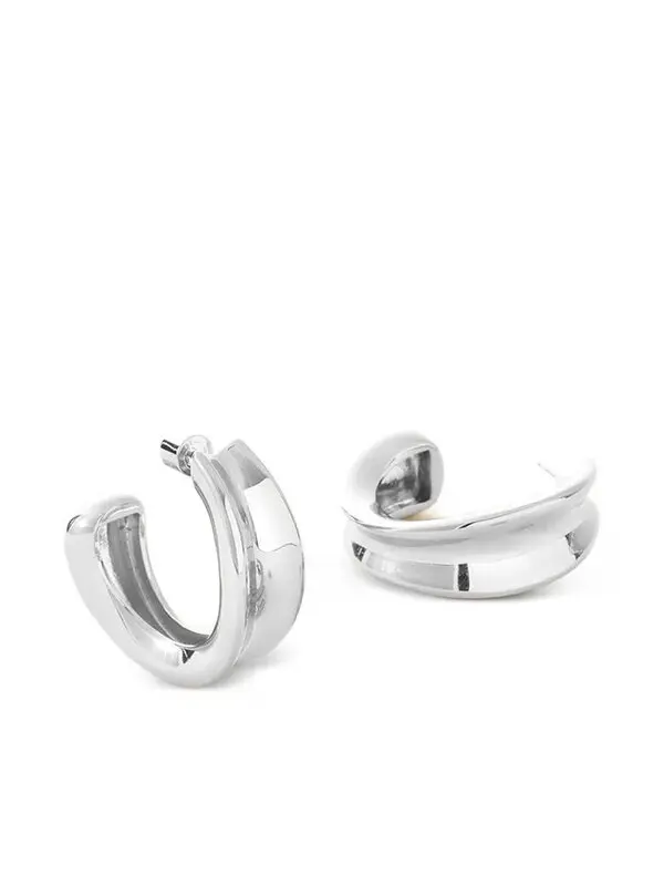 Jenny Bird Doune Hoop Earrings - Silver