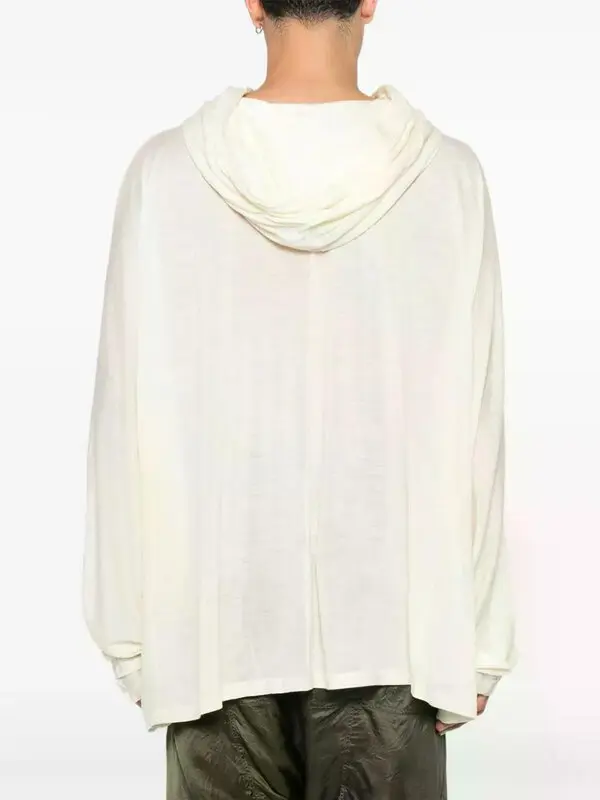 Rick Owens Long-sleeve Cowl-neck Top
