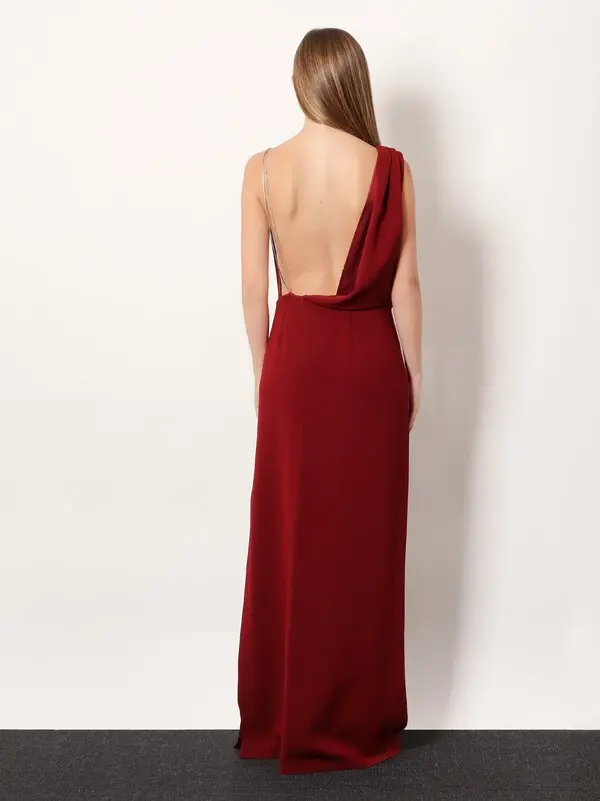 Max Mara Pentola Long Dress - Red | Editorialist