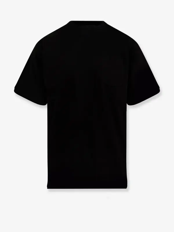Sacai Cotton Tshirt With Nylon Inserts
