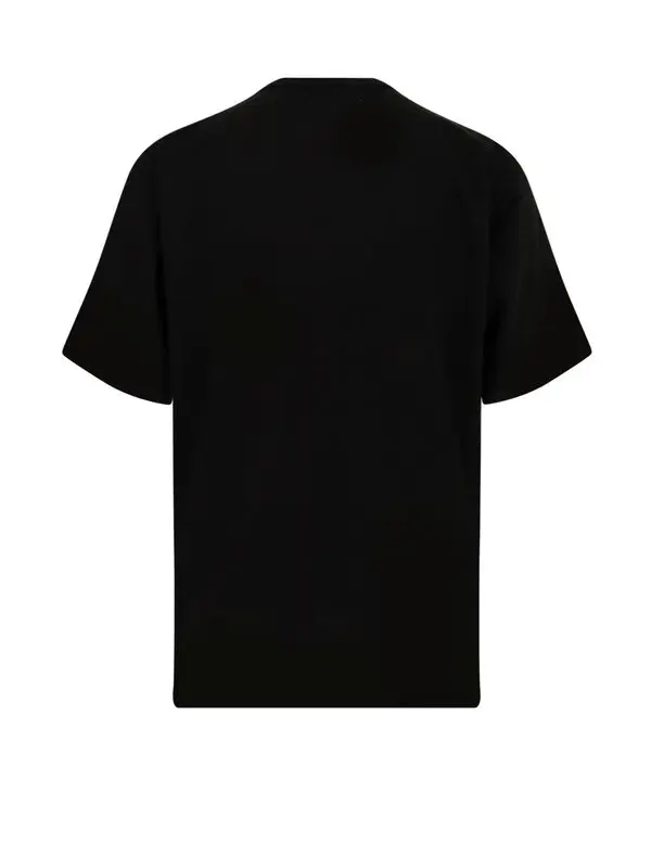 Sacai Cotton Tshirt With Nylon Inserts