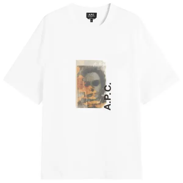 A.p.c. Jean Portrait T-shirt - White