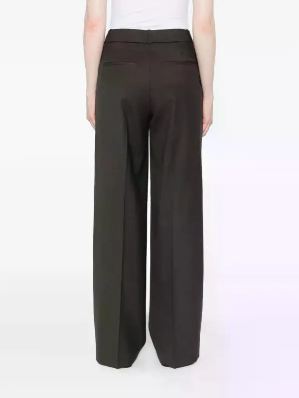 Peserico High-waisted Wide-leg Trousers