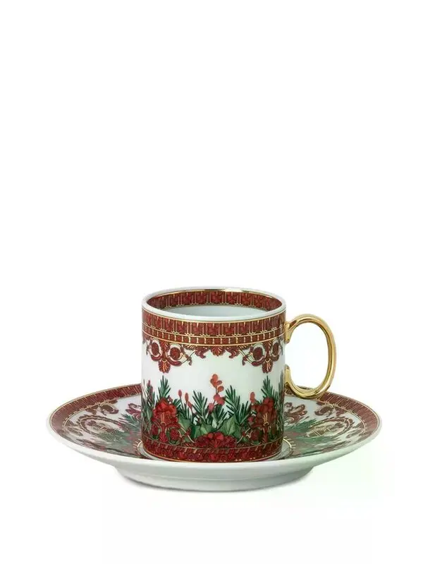 Versace Floral-pattern Espresso Cup