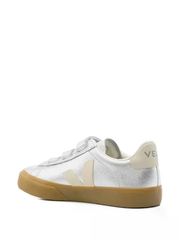 VEJA Recife Leather Sneakers - Silver