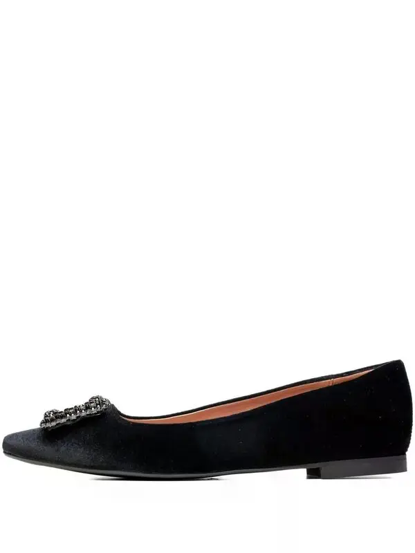 POCHE PARIS Embellished Pointed-toe Pumps
