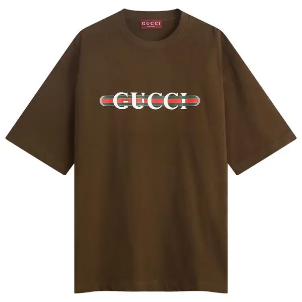 Gucci Interlocking Logo Heavy Cotton T-shirt