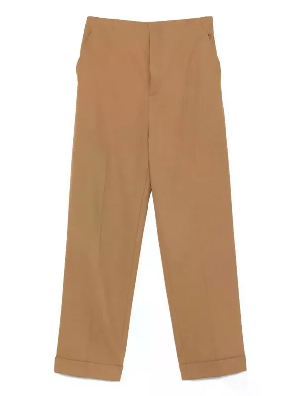 Alberta Ferretti Tailored Trousers With Cuffed Hems