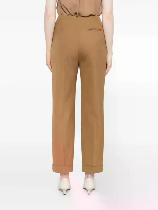 Alberta Ferretti Tailored Trousers With Cuffed Hems