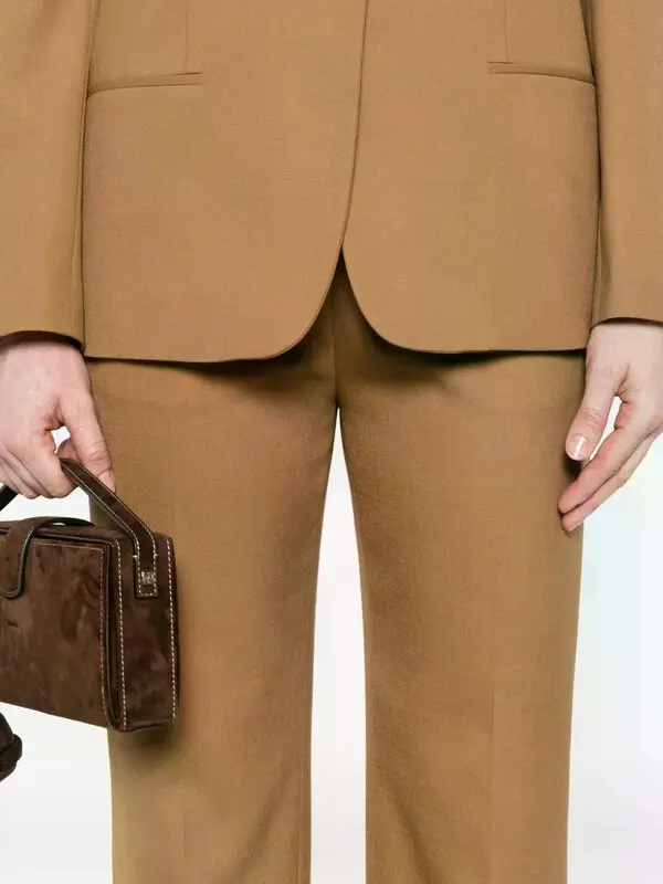 Alberta Ferretti Tailored Trousers With Cuffed Hems