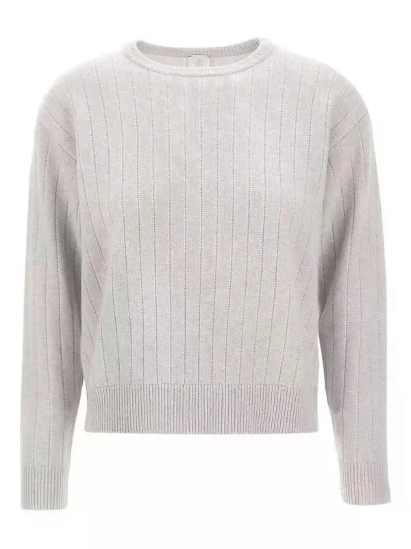 Eleventy Ribbed Crew-neck Sweater