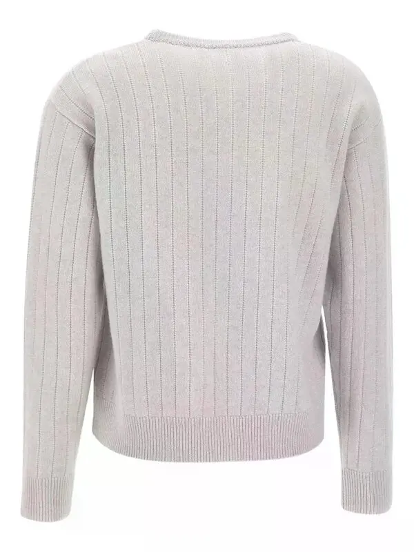 Eleventy Ribbed Crew-neck Sweater