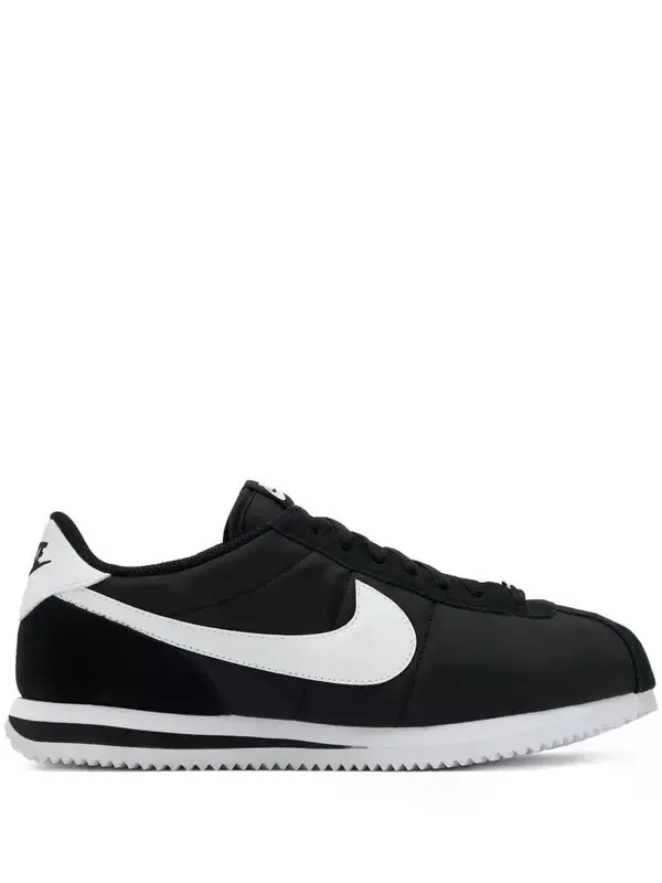 Nike Swoosh Nylon Sneakers - Black