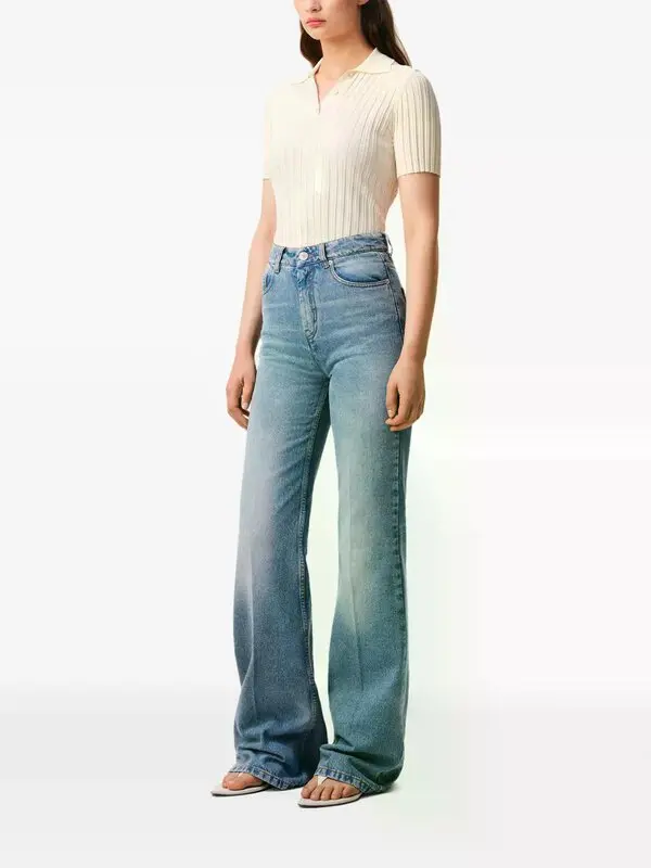 AMI Paris Cotton Flare Fit Jeans