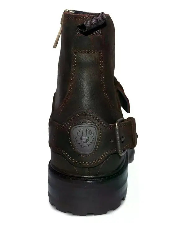 Belstaff Buckle-strap Leather Boots