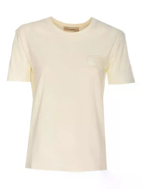 TWINSET Embroidered Logo T-shirt