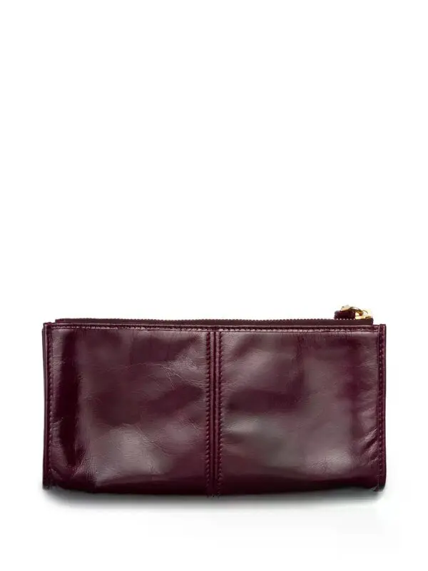 Prada Large Logo-plaque Leather Wallet