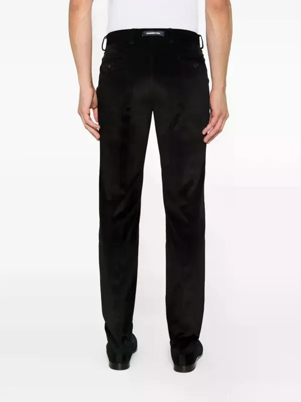 Karl Lagerfeld Side Stripe Velvet Trousers