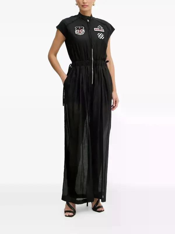 Pinko Embellished Zip-front Jumpsuit