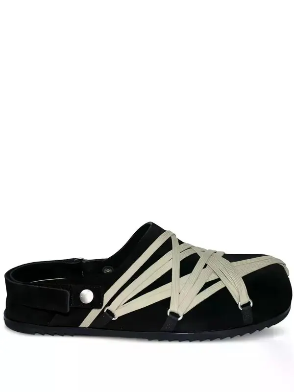 Rick Owens Leather Criss-cross Sandals