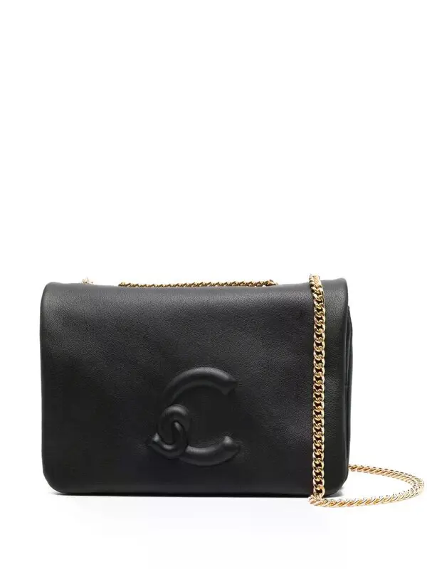 COCCINELLE Mini Embossed-logo Chain Shoulder Bag