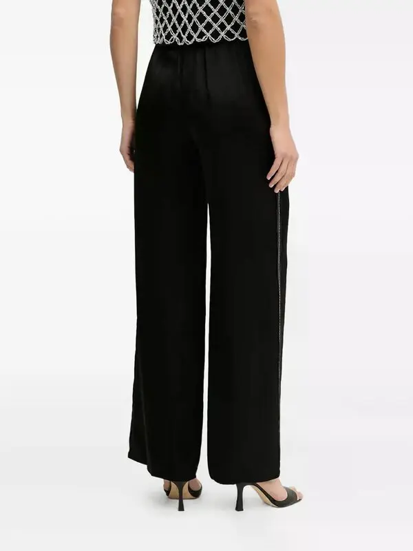 Pinko Side-stripe Satin Trousers