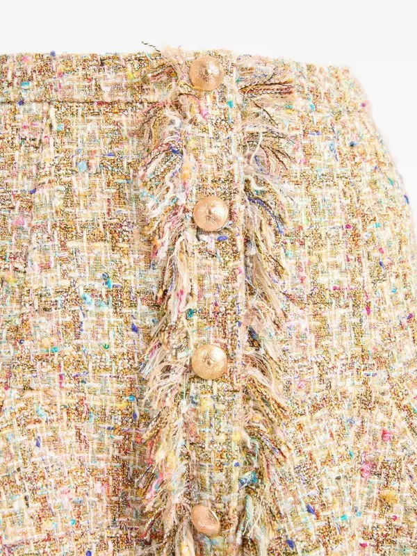 Cinq À Sept A-line Skirt With Fringe Trim