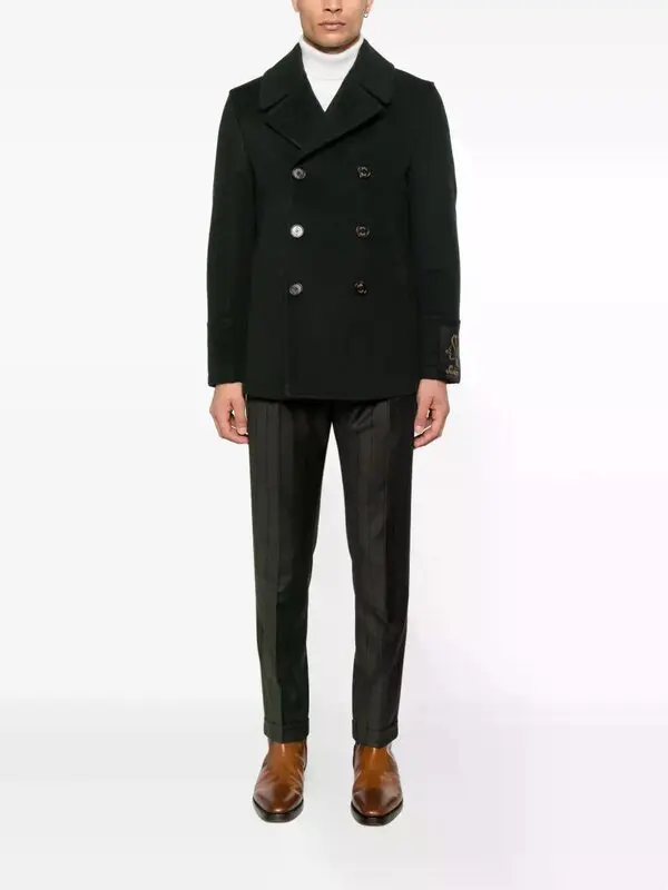 BERWICH Pinstripe Pleated Trousers