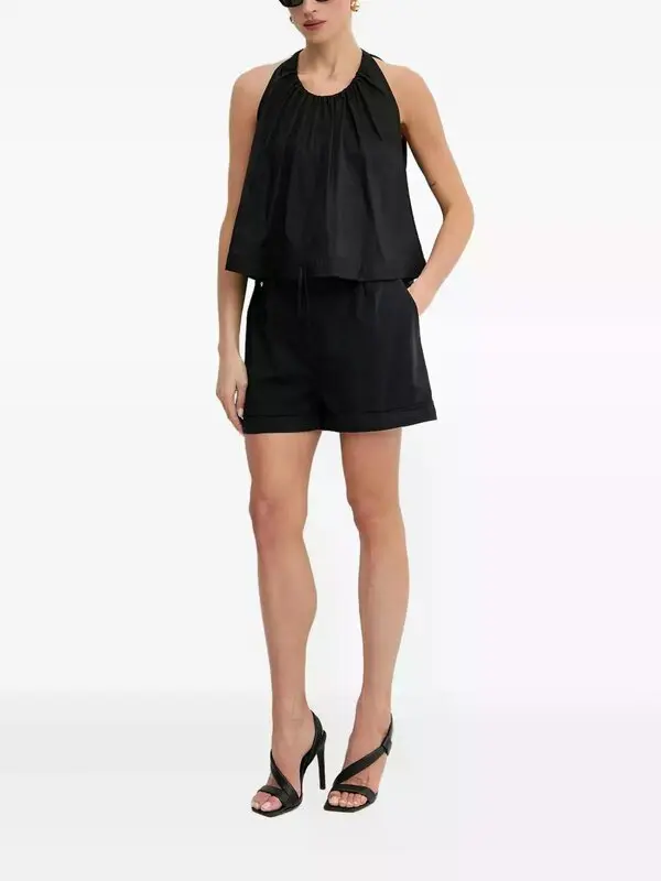 Pinko Sleeveless Gathered-neck Top
