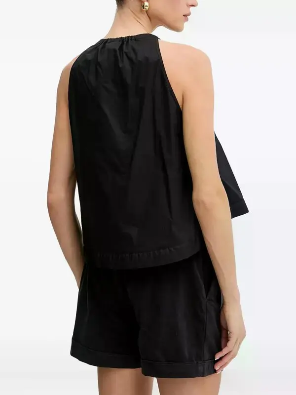 Pinko Sleeveless Gathered-neck Top