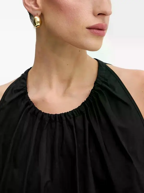 Pinko Sleeveless Gathered-neck Top