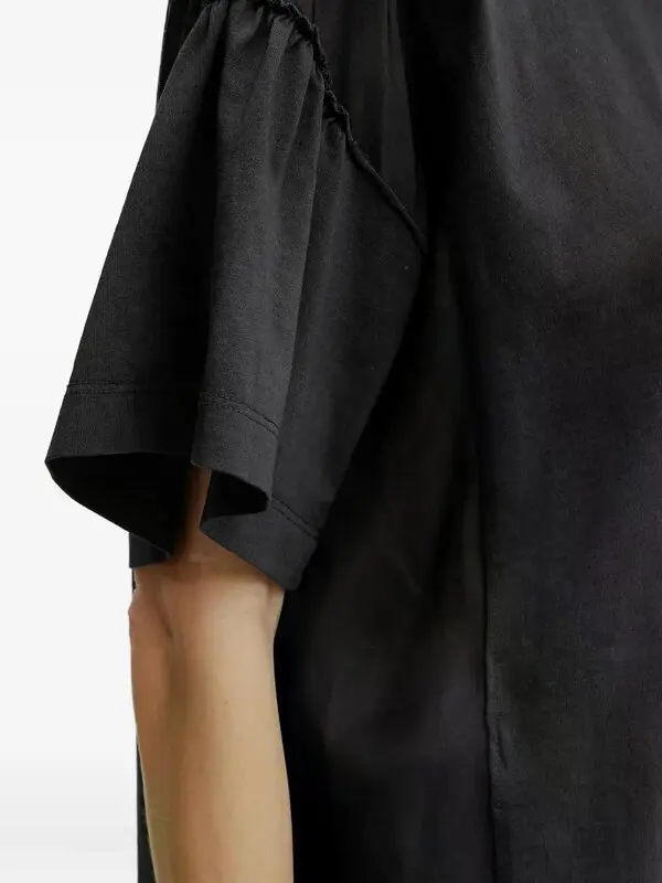 Pinko Cotton Frill-sleeve Top