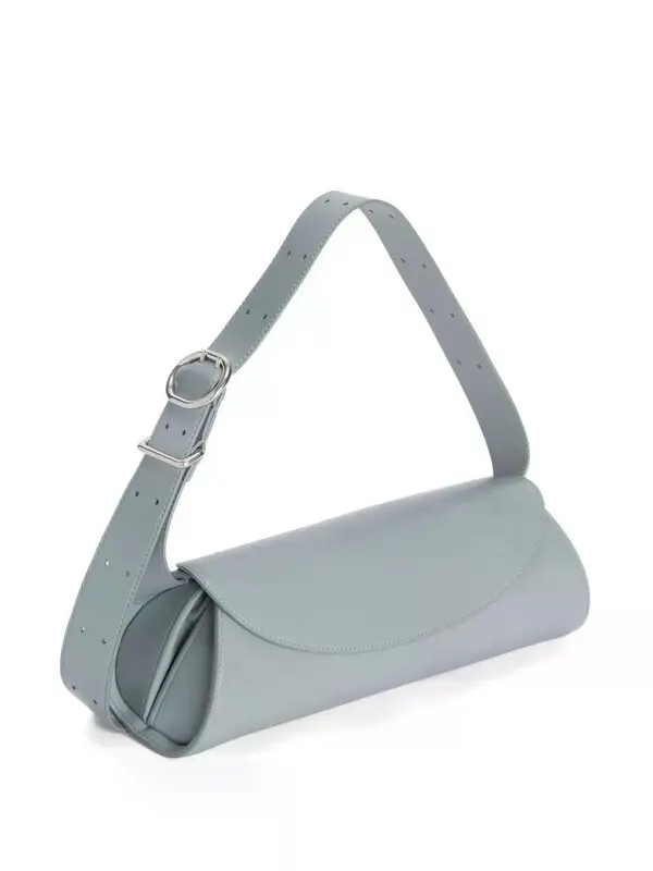 JIL SANDER Small Cannolo Shoulder Bag - Grey